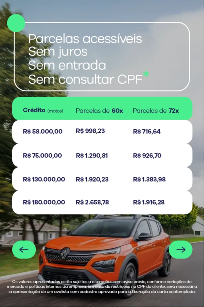 Nissul Gala Consórcio